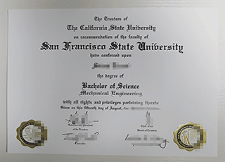 What‘s the rate to buy a San Francisco State University diploma online?