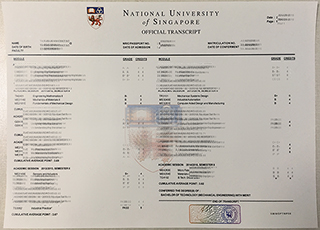 National University of Singapore transcript - 办理国外毕业证