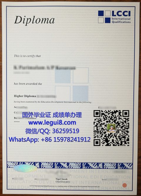 How to buy LCCI diploma, get London Chamber of Commerce and Industry ...