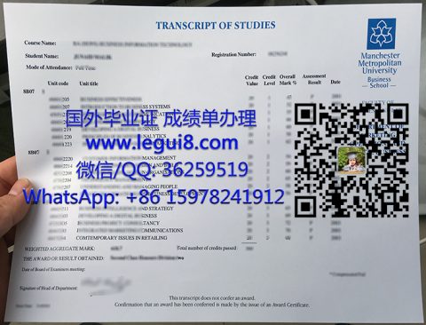 Make Manchester Metropolitan University transcript, buy MMU degree