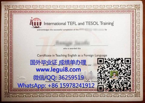 Buy fake ITTT certificate online, obtain TEFL TESOL certificate