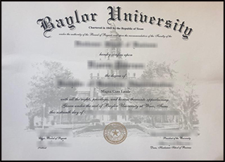 The authentic Baylor University diploma. 办理美国贝勒大学毕业证