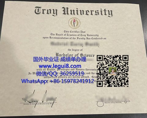 Order a fake Troy University diploma, 办理美国特洛伊大学文凭