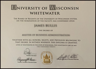 Buy a phony UW–Whitewater diploma, 美国威斯康星大学白水分校文凭