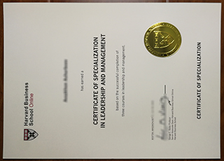 Purchase a fake HBS certificate in leadership and management