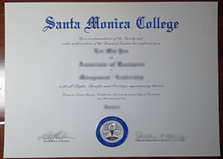 Order Santa Monica College degree diploma, 美国圣莫尼卡学院毕业证