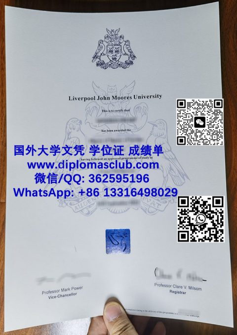 How much to purchase a LJMU degree certificate in England