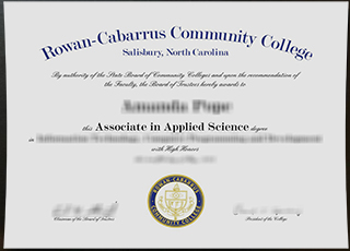 Where to buy a Rowan–Cabarrus Community College diploma